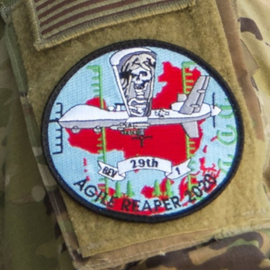 USAF usa "patche" provocativo durante o exercício Agile Reaper 2020 ...