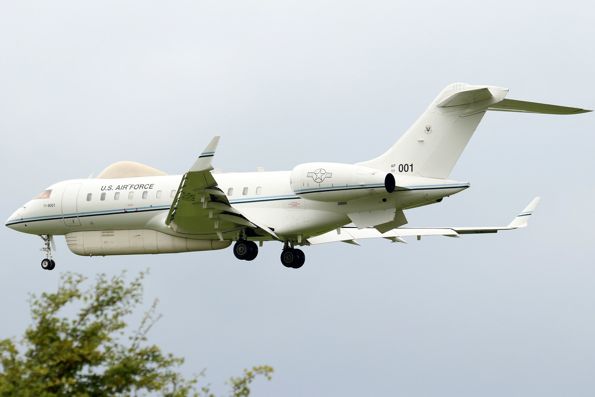 USAF encomenda seis jatos Global 6000 para plataforma BACN