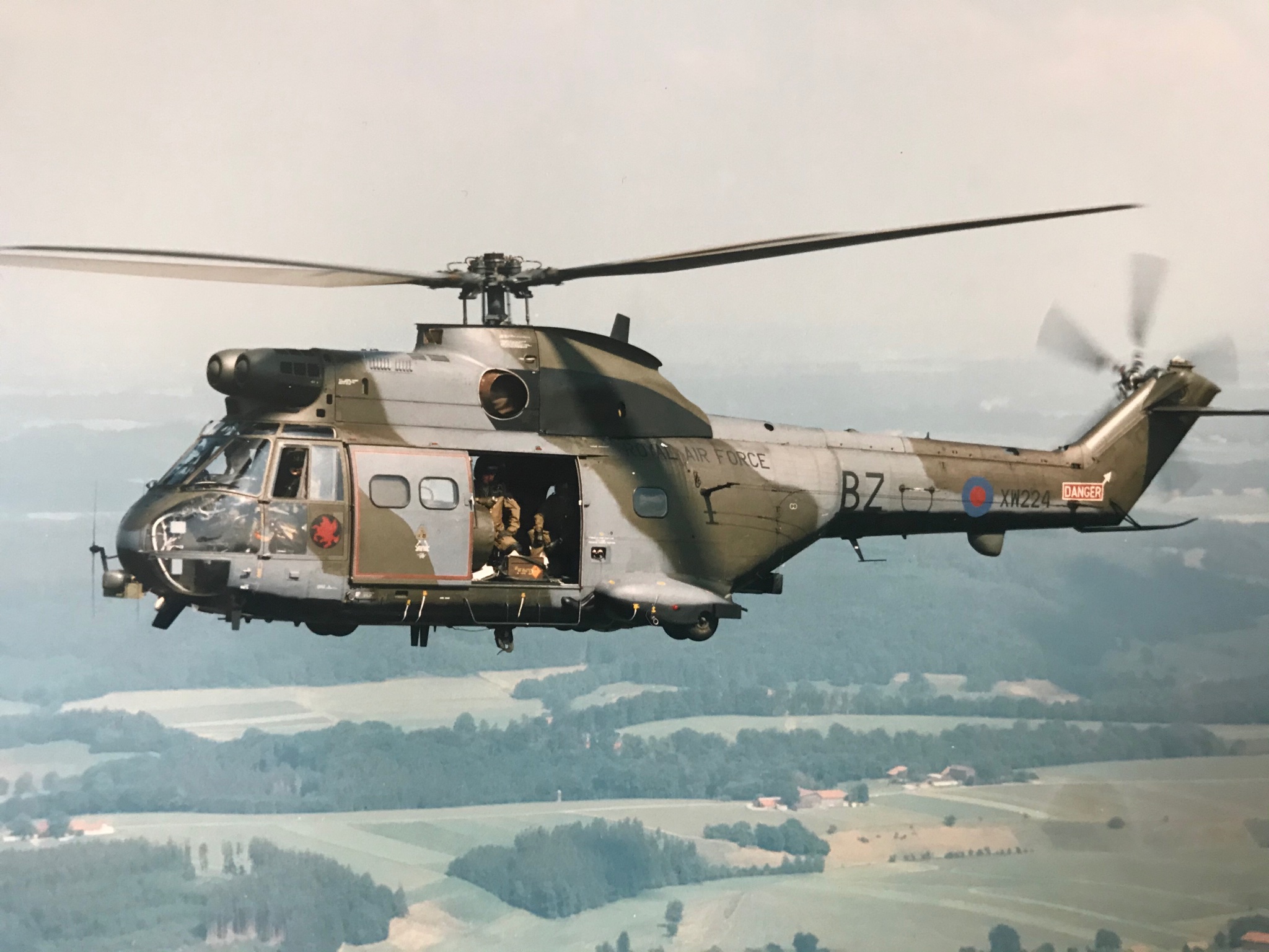 RAF celebra 50 anos de serviço dos Helicópteros Puma » Força Aérea