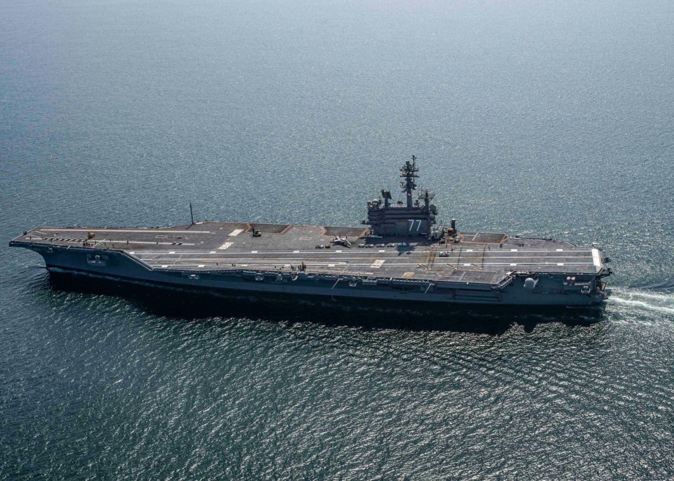 USS George HW Bush completa manutenção de 30 meses » Força Aérea