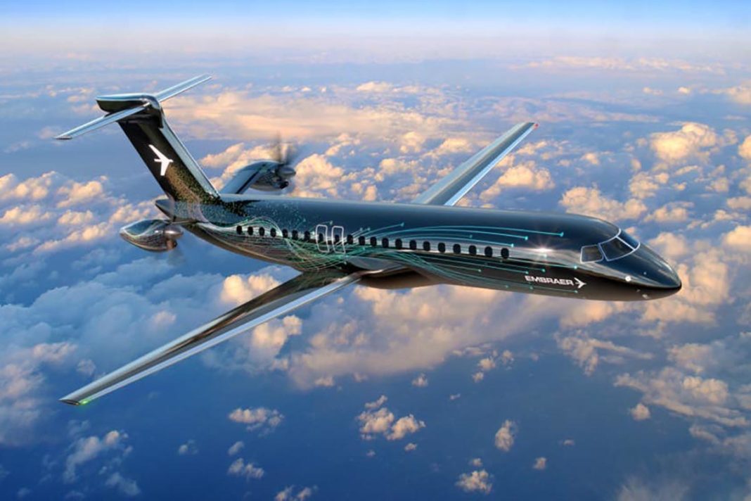 Embraer apresenta conceito para novo jato regional