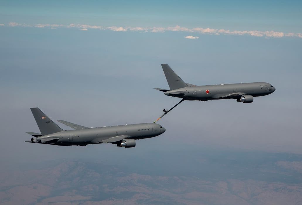 KC-46A japonês realiza seu 1º reabastecimento em voo – Força Aérea