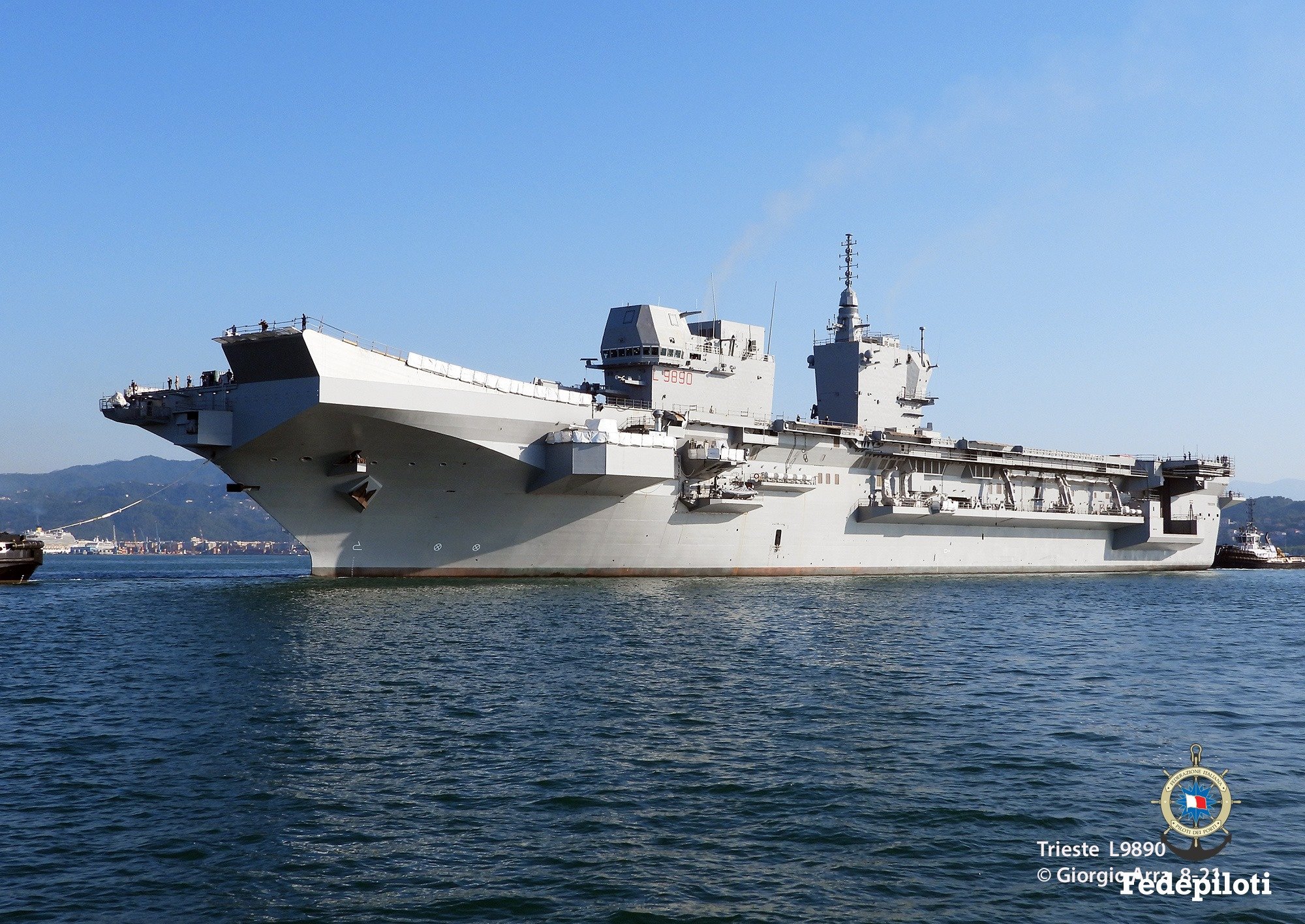 LHD Trieste da Marina Militare inicia as provas de mar – Força Aérea