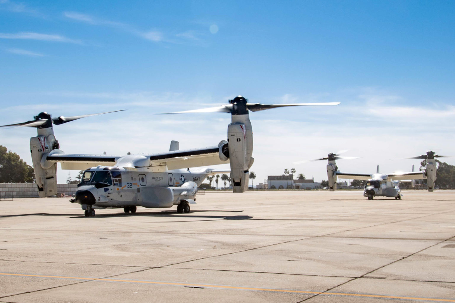 CMV-22B Osprey da US Navy atingem IOC – Força Aérea