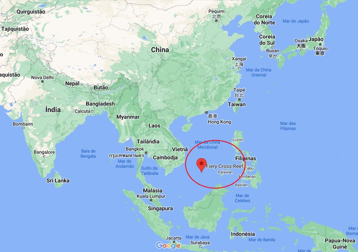 Chineses estão construindo ilhas militares no Mar da China Meridional ...