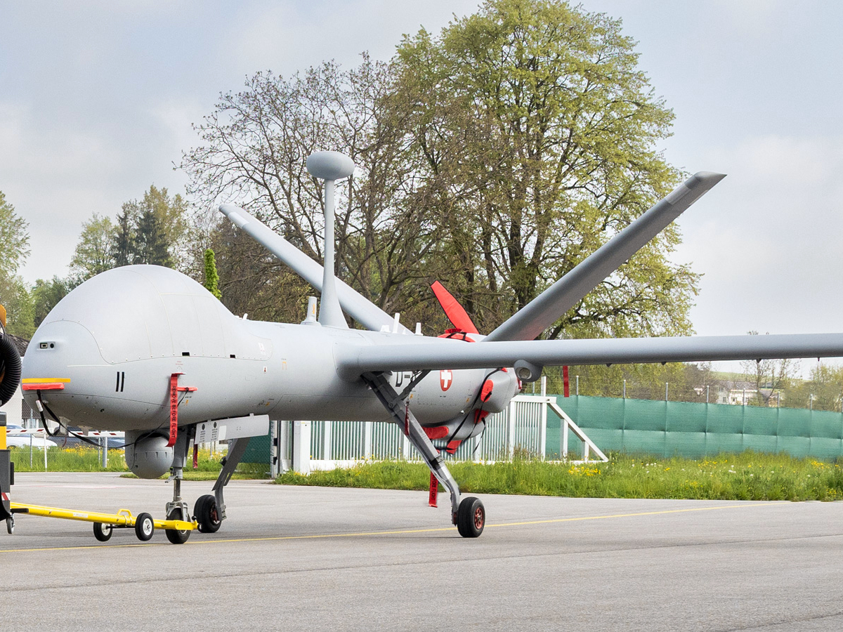 Suíça recebeu os dois primeiros UAS Hermes 900