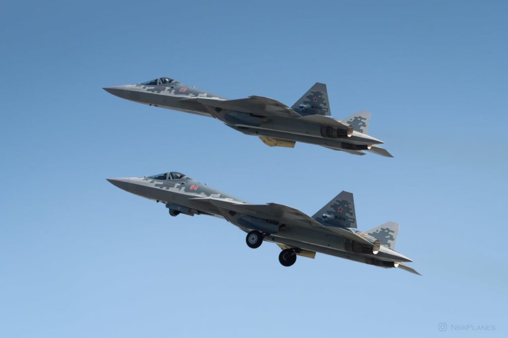 Força Aérea Russa recebeu mais dois novos Sukhoi Su-57 Felon » Força Aérea