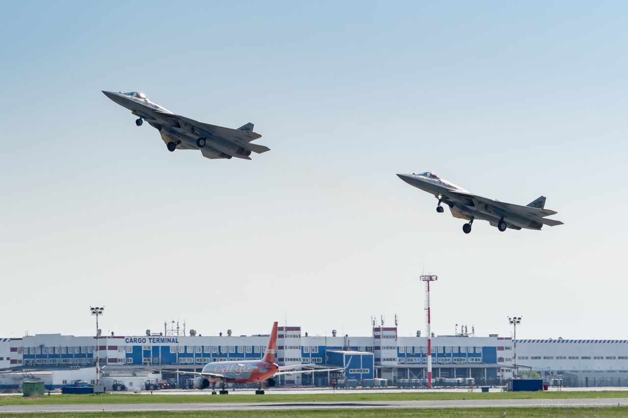 Força Aérea Russa recebeu mais dois novos Sukhoi Su-57 Felon » Força Aérea