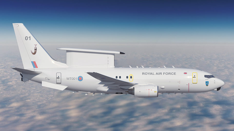 RAF apresenta o esquema de cores dos Wedgetail AEW Mk1 » Força Aérea