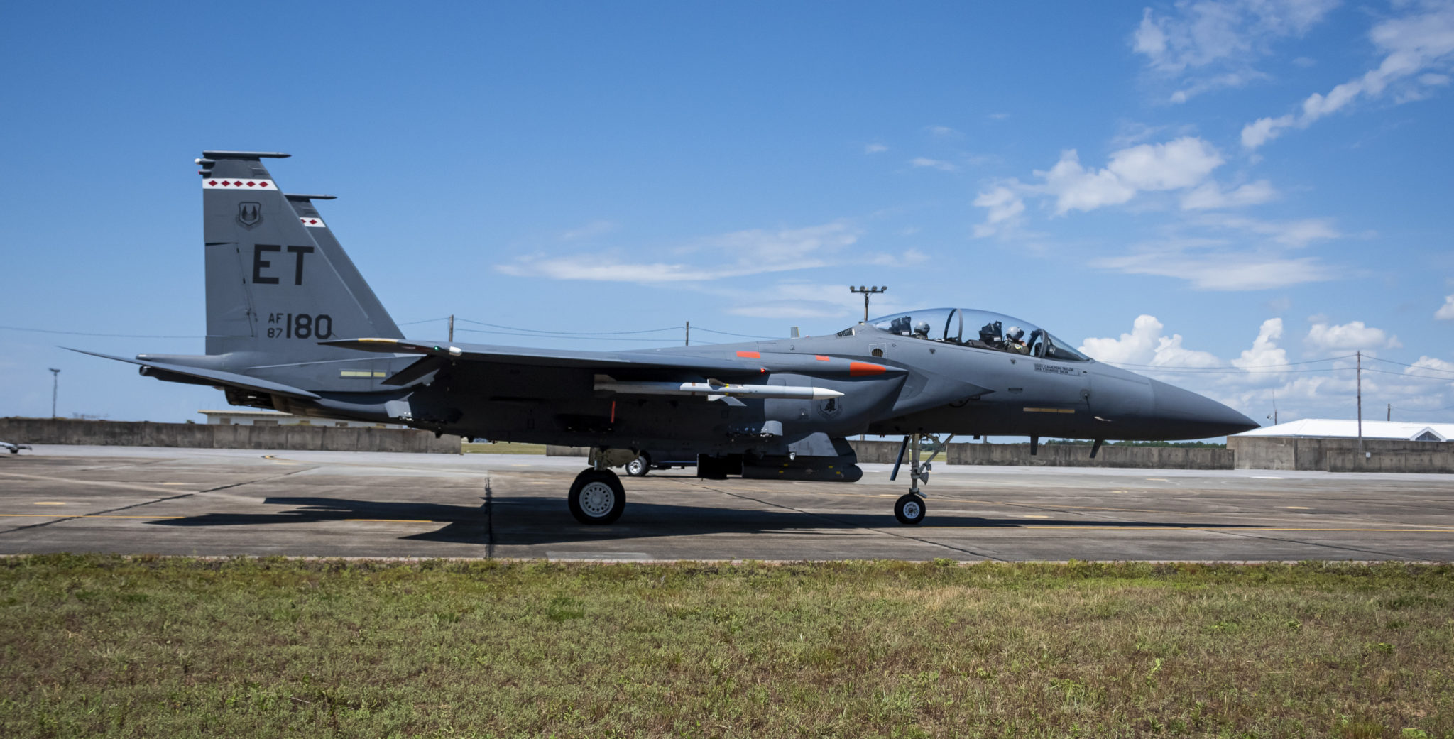F-15E da 53th Wing lança o 1º AIM-120D3 AMRAAM » Força Aérea