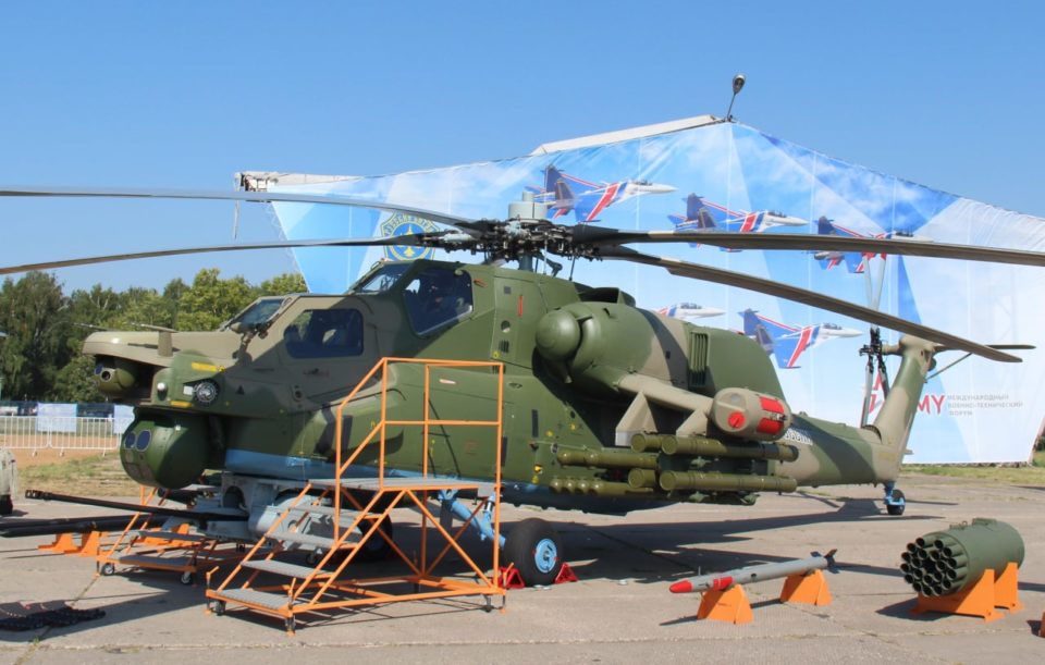Modernizado Mi-28N apresentado no Army-2022 » Força Aérea
