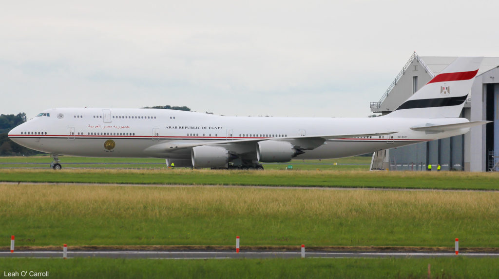 Boeing 747-8 VIP do governo do Egito » Força Aérea