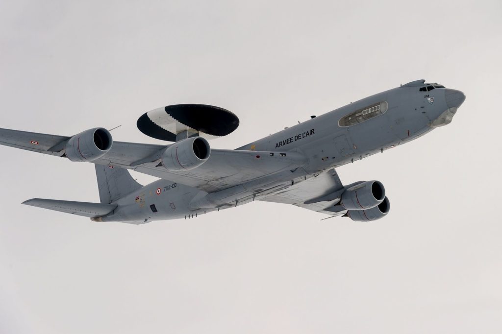 E-3F AWACS franceses com datalinks atualizados » Força Aérea