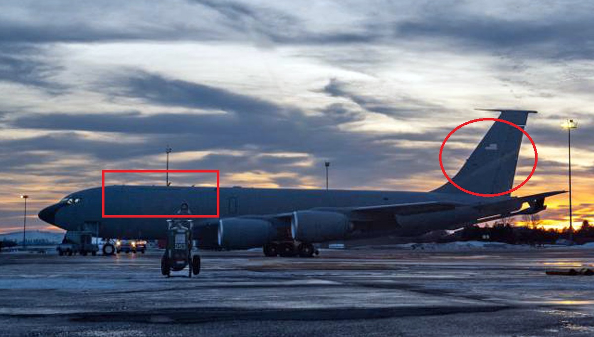 USAF remove marcas dos seus aviões-tanque e de transporte – Força Aérea