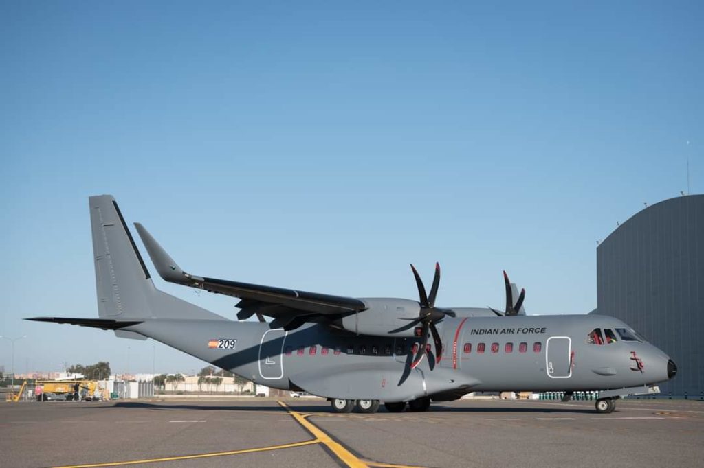 Primeiro Airbus C295W nas cores da Força Aérea Indiana – Força Aérea