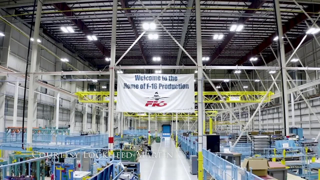 Lockheed vai atingir meta de produção do F-16 até 2025