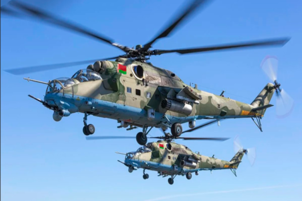 Belarus recebe helicópteros Mi-35 russos – Força Aérea