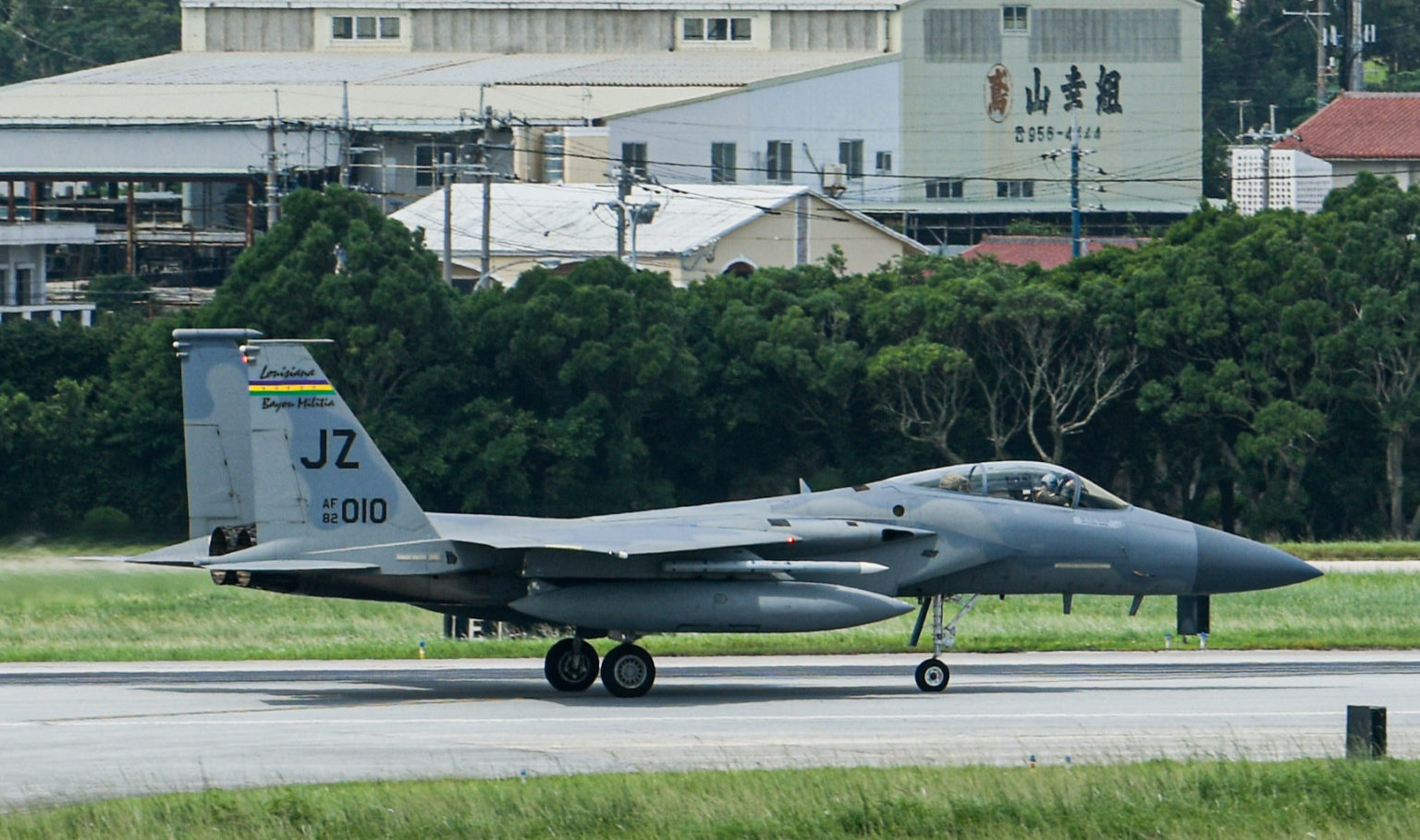 F-15C da California ANG operando na Kadena AB – Japão – Força Aérea