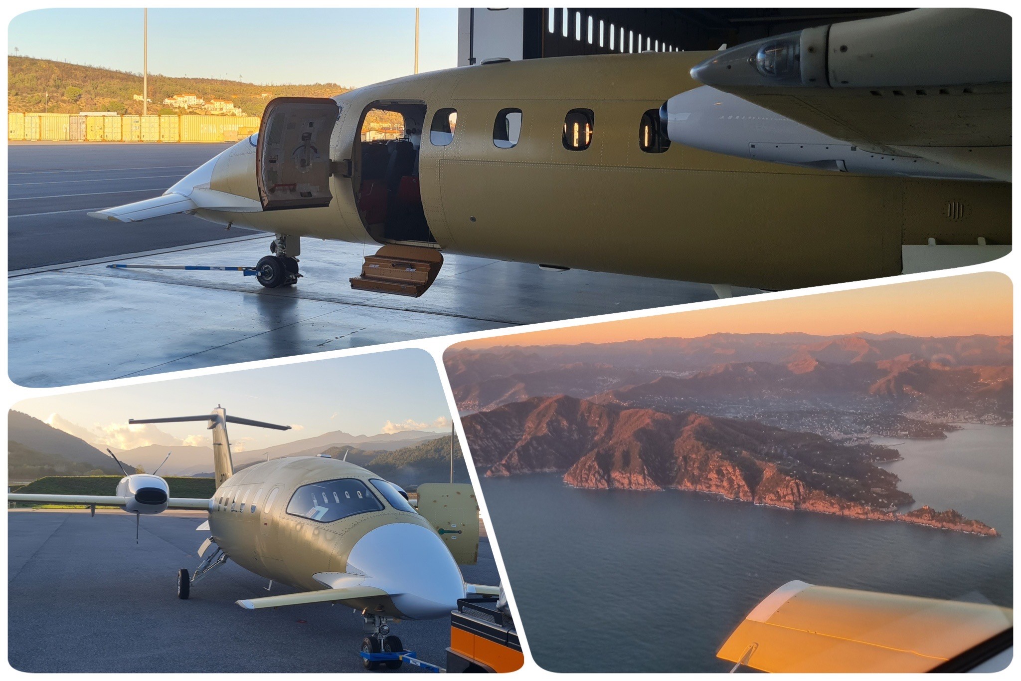 Voou o novo Piaggio P.180 Avanti EVO da Força Aérea Italiana