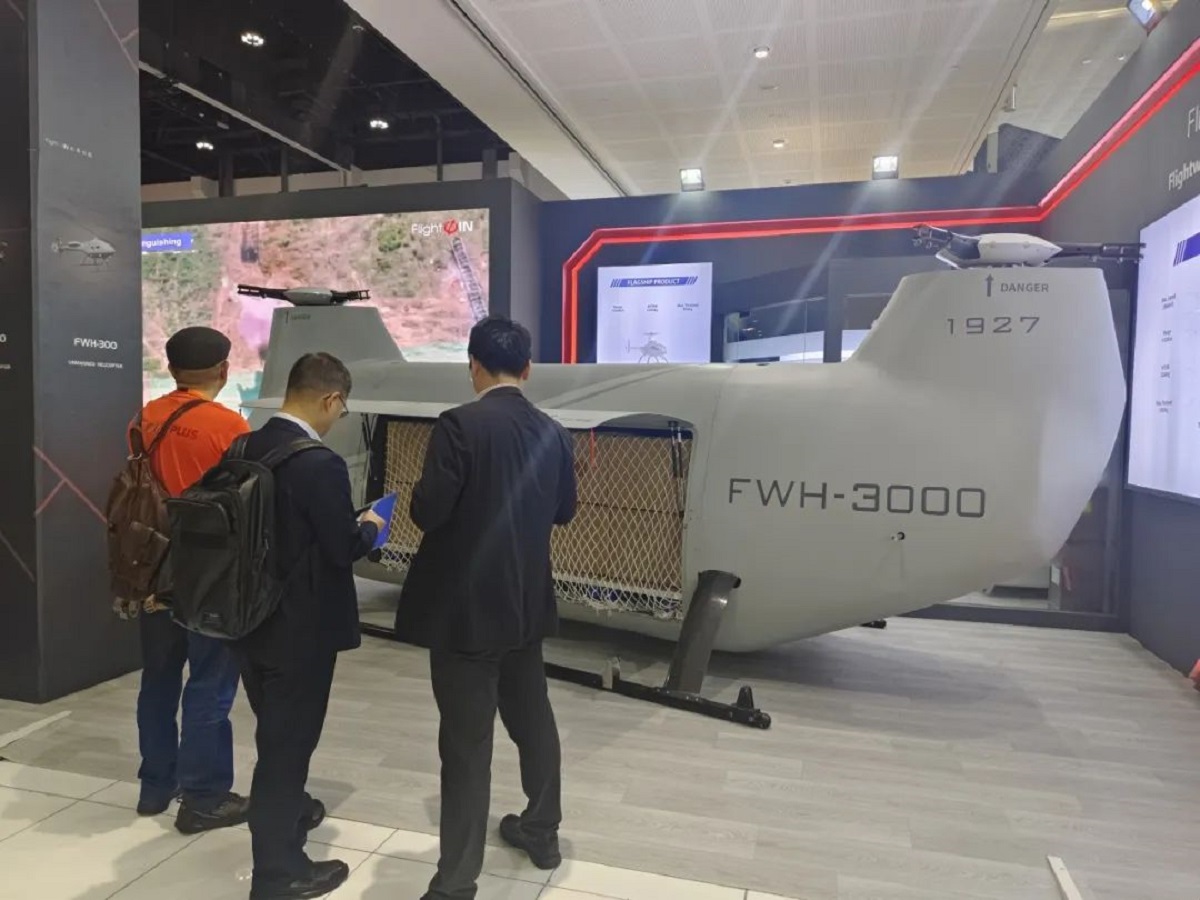 Flightwin lança na UMEX o helicóptero UAV FWH-3000 » Força Aérea