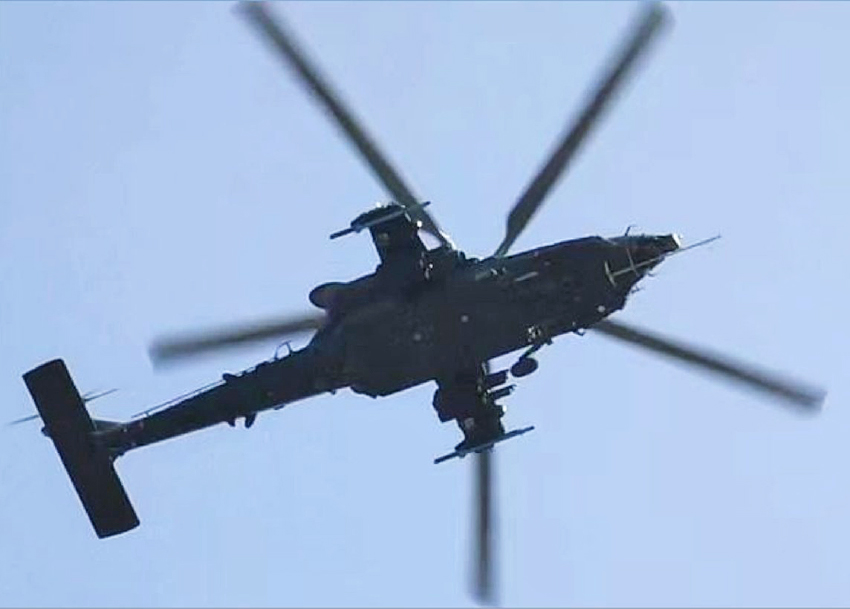 Imagens do Z-21 o mais novo helicóptero de ataque da China – Força Aérea