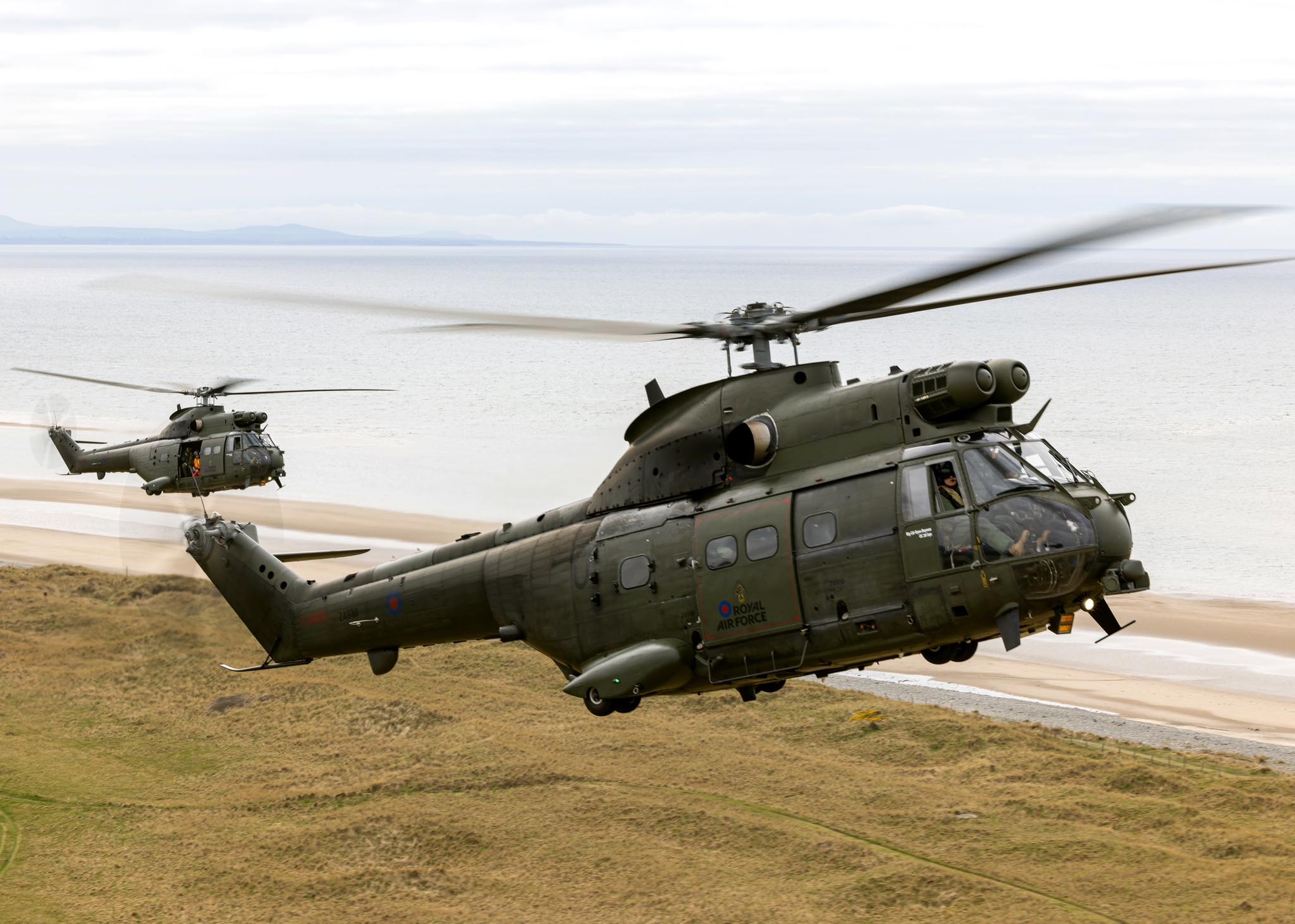 RAF dá adeus aos helicópteros Puma HC.Mk 2