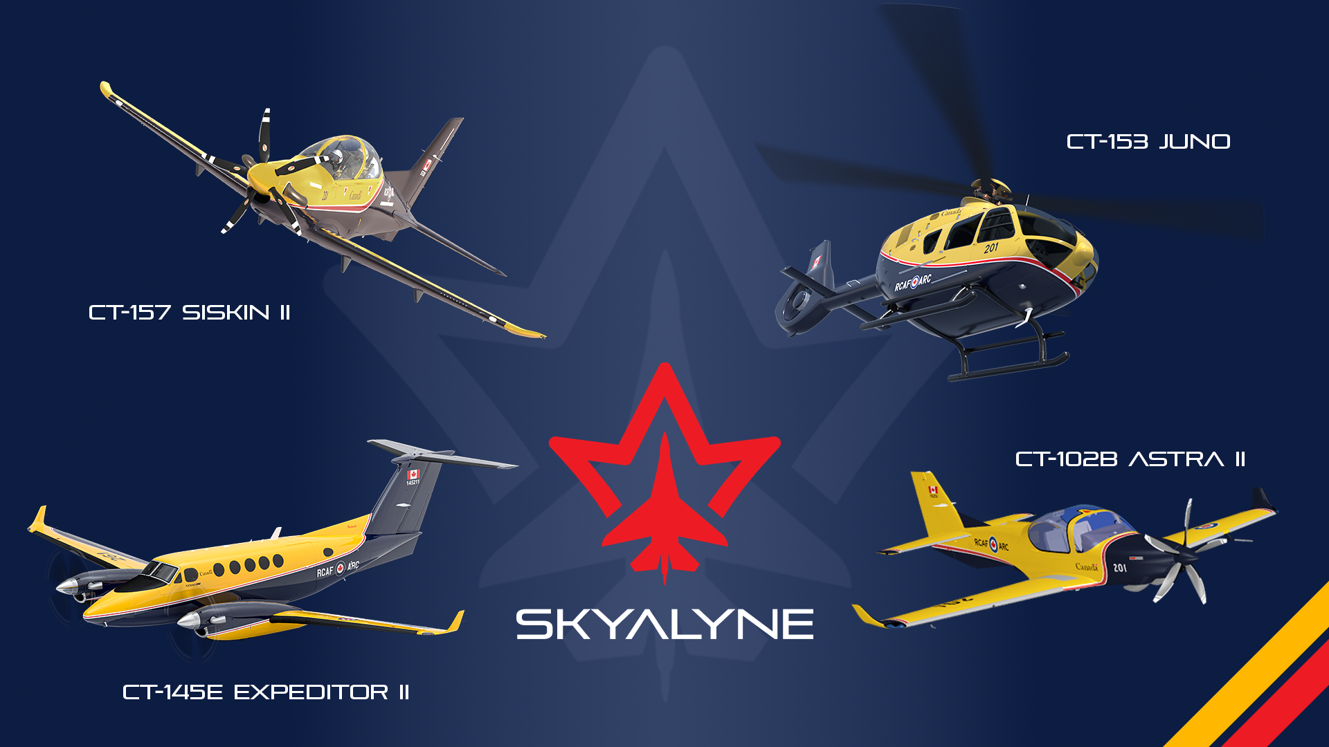 RCAF revela nova pintura e designações das aeronaves de treinamento